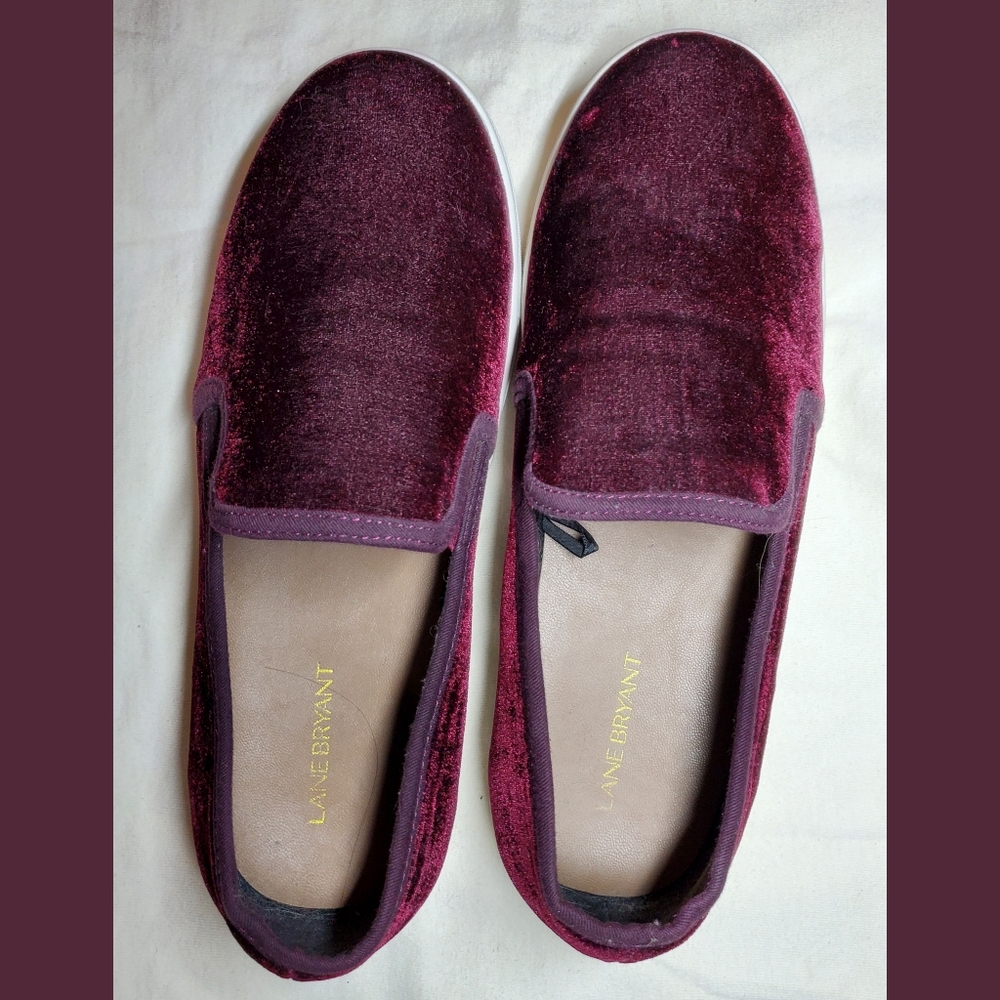 Berry Velvet 10w Shoes Lane Bryant - Gem